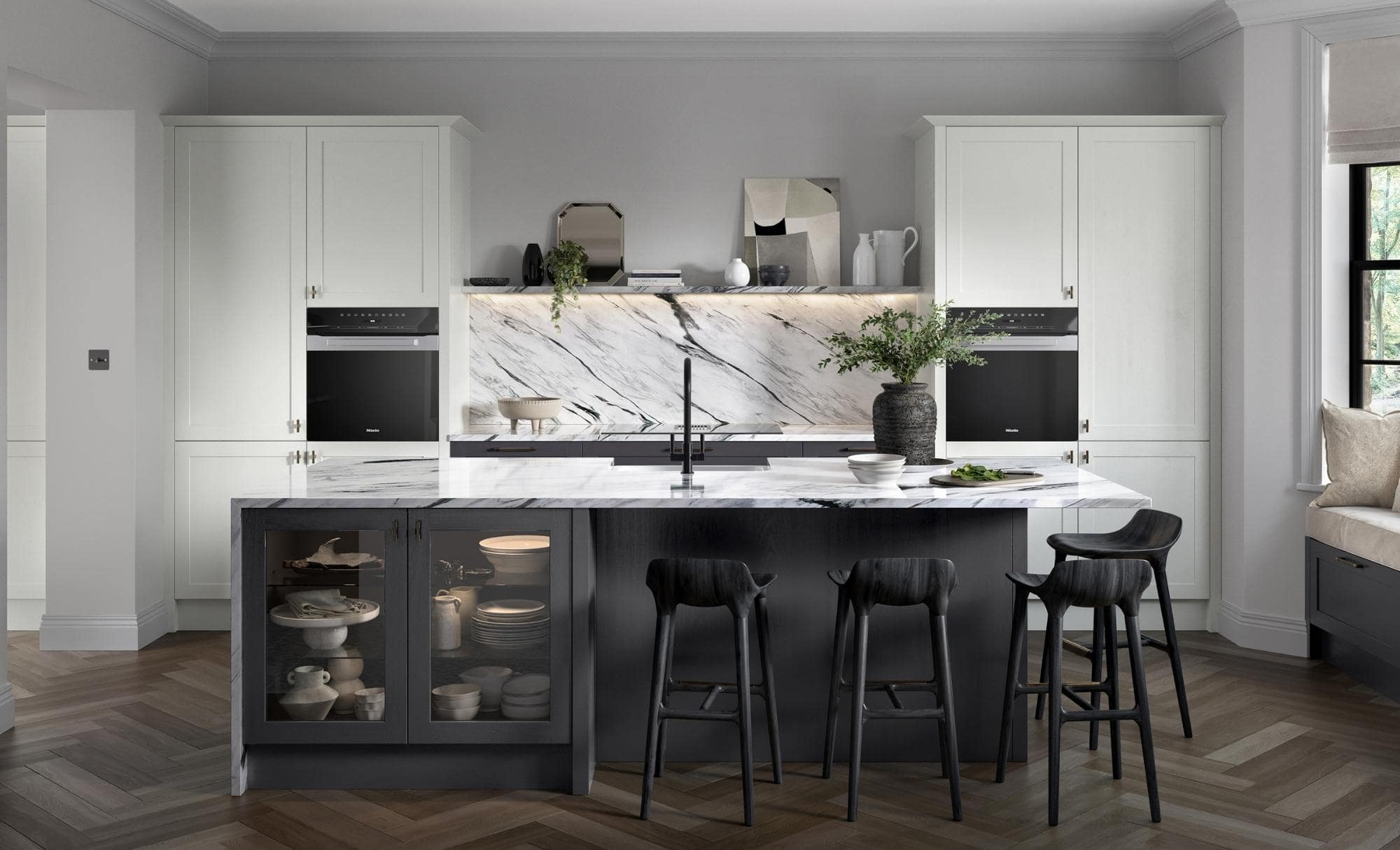 Embracing Elegance: Millennial Grey Kitchen Cabinets and Perfect Count ...